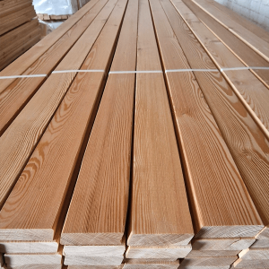 Siberian Larch Cladding Rainscreen Profile - House Land Holz