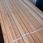 Siberian Larch Cladding Rainscreen Profile - House Land Holz