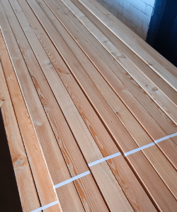 Siberian Larch Cladding Rainscreen Profile - House Land Holz