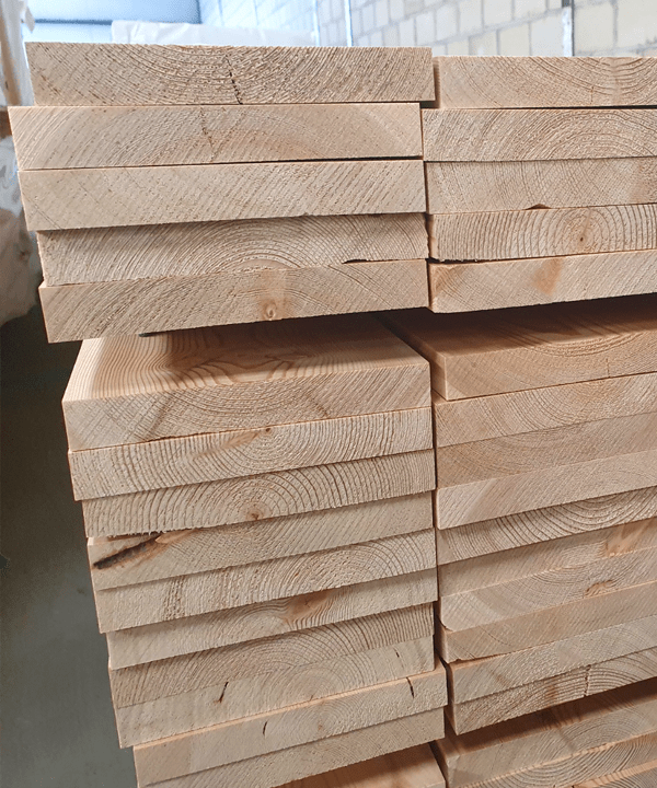 Siberian Larch Planed Battens – 20mm thick - House Land Holz